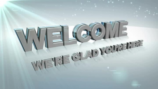 Welcome Slide - Clean White Animated | Life Scribe Media | SermonSpice