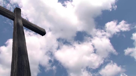 Cross and Clouds Worship Background 2 | Vertical Hold Media | SermonSpice